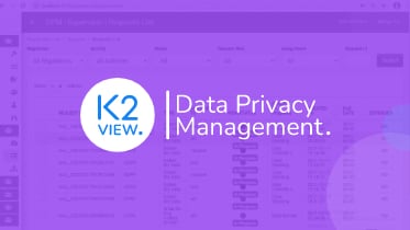 Data Privacy Management | K2View